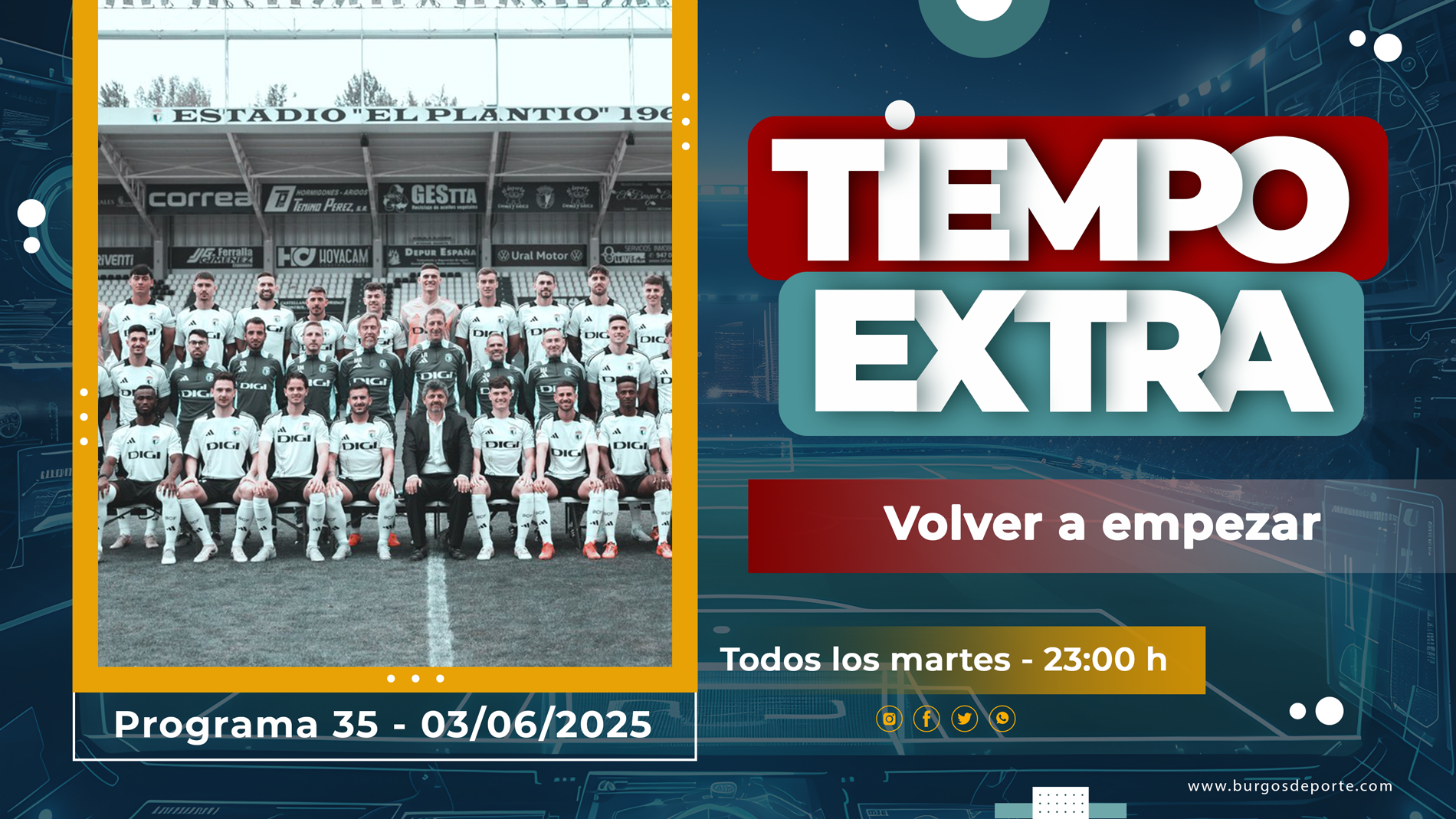 Tiempo Extra #35 | Volver a empezar | Burgosdeporte.com